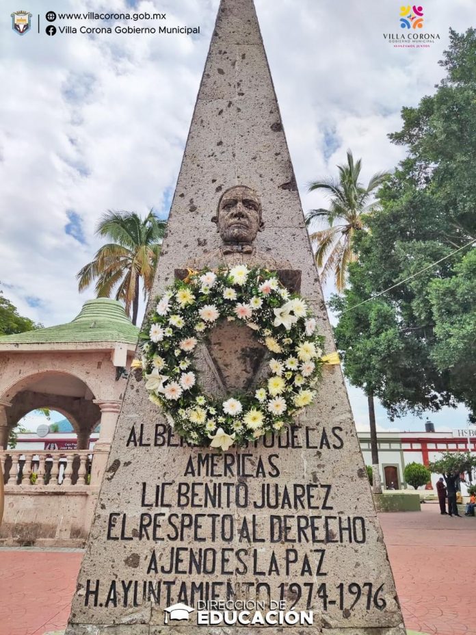 Conmemoramos el fallecimiento de Benito Juárez