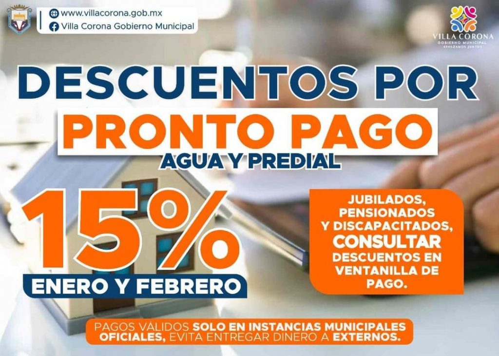 ¡Aprovecha los descuentos por pronto pago!
